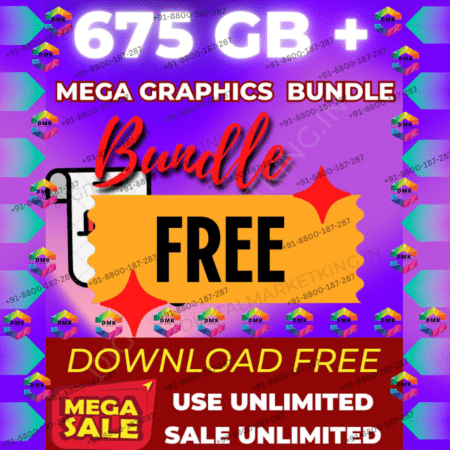 FREE ULTIMATE GRAPHIC DESIGN BUNDLE 675 GB+ FILES - Digital Market King